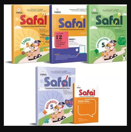 Buy CBSE Board Prescribed SAFAL Grade 5 Kit (5 Books) Yearly Assessment ...