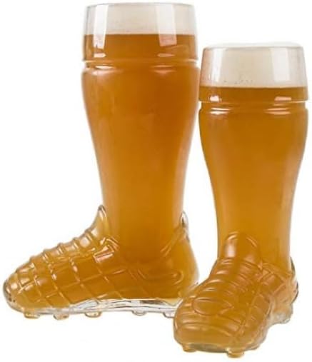 Chabrias Ltd Ultimate Beer Glass Football Rugby Boot Mug - Perfect for ...