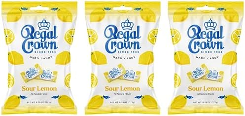 Amazon.com : Regal Crown Sour Lemon Hard Candy | Old Fashioned Sour ...