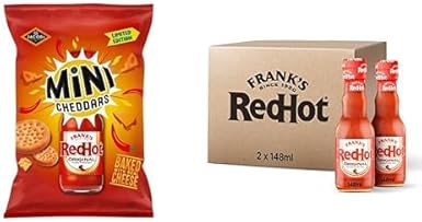 Jacob's Mini Cheddars X Franks Red Hot Bundle: Mini Cheddars Share Bag ...