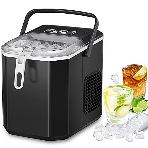 COWSAR Ice Makers Countertop, Ice Maker Machine 6 Mins/9 Pcs Bullet ...