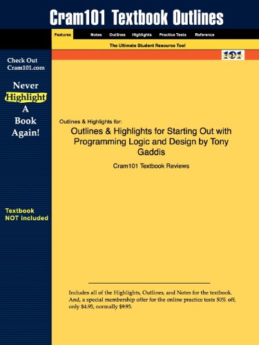 『Starting Out With Programming Logic and Design, Outlines & - 読書メーター