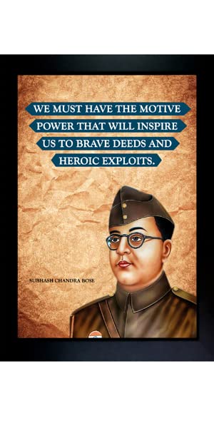 RV SALES Netaji Subhas Chandra Bose Photo Frame | Freedom Fighter Frame ...
