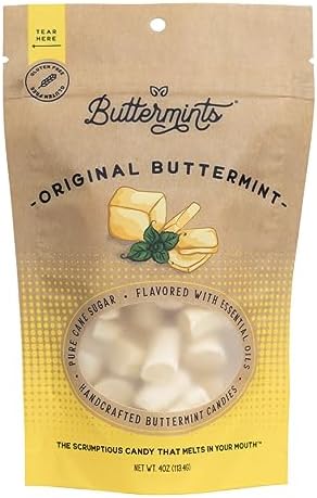 Amazon.com : Buttermints Original | Butter Mints Yellow Gold Candy Soft ...