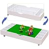 Amazon.com: OQSC Wooden 2 in 1 Construction Rollaway Kids Activity ...