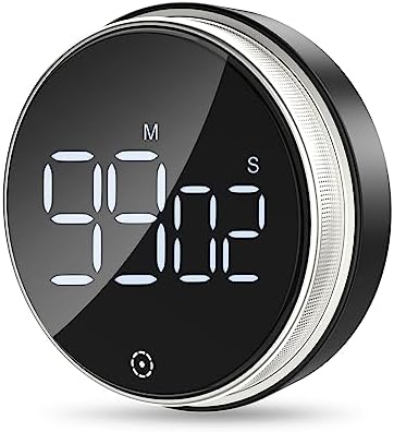 Amazon.com: AMIR Digital Kitchen Timers, Magnetic Timer for Cooking, Visual timers Battery ...
