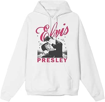 Amazon.com: Elvis Presley Unisex-Adult Official Merch on Stage Hoodie ...