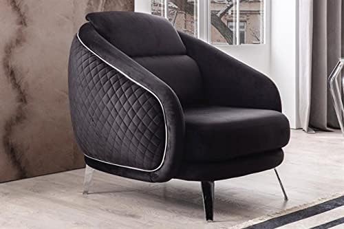 WOOD PEX Lounge Chair, Diamond Cut Design with SS Legs, Royal Armchair ...