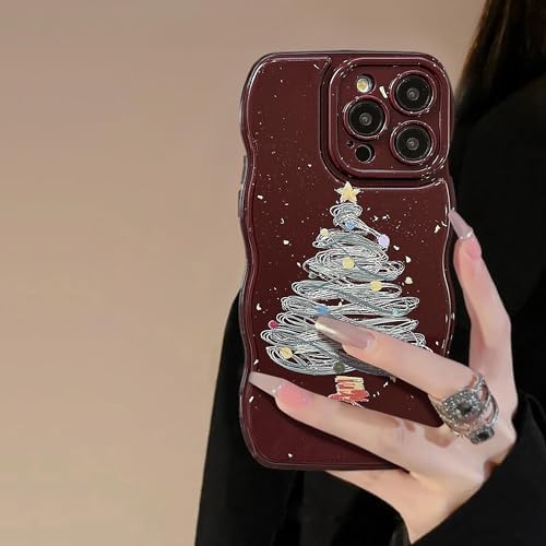 Amazon.com: FABSPARK Phone Case for iPhone 16 Pro Case,Cute Merry ...