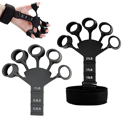 Finger Strengthener, Grip Strength Trainer, Finger Exerciser and Finger ...