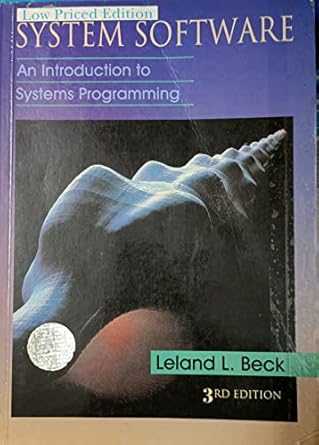 System Software - Leland L .Beck - THIRD EDITION - COPYRIGHT 1999 ...