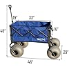 Amazon.com: WONDERCAMEL Beach Wagon with Big Wheels for Sand, 13 ...