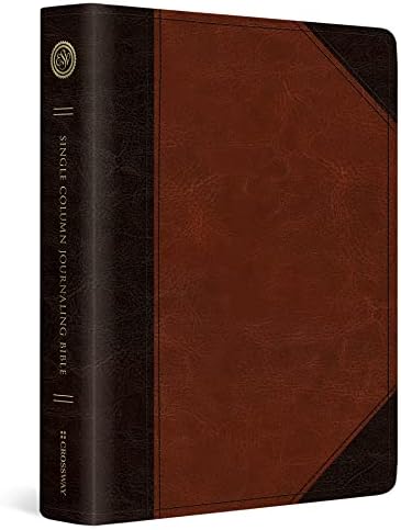 ESV Single Column Journaling Bible (TruTone, Brown/Cordovan, Portfolio ...