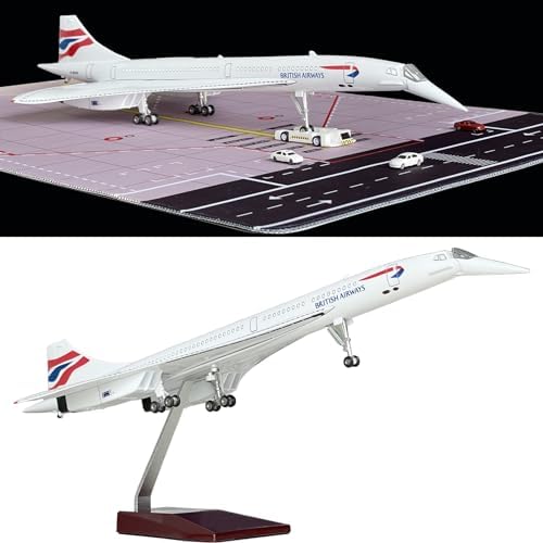 Amazon.com: Concorde British Airways Model 1:125 Scale 19.7 Inches ...