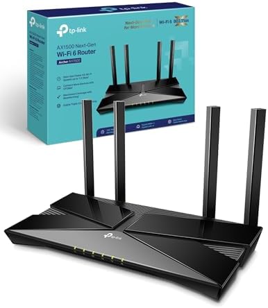 TP-Link Archer AX12 Next-Gen WiFi 6 AX1500Mbps Dual-Band WiFi Router ...