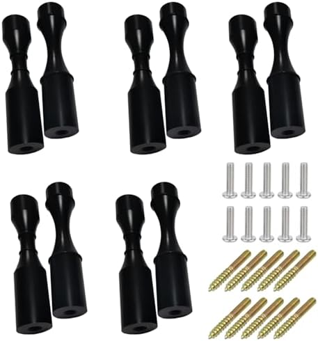 Amazon.com: Wine Rack Wall Mounted 5 Bottle Matte Black Metal Vino Pins ...