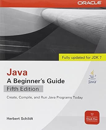 Java, A Beginner's Guide, 5th Edition: Schildt, Herbert: 9780071606325: Amazon.com: Books