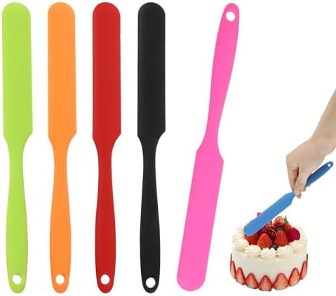 Amazon.com: 6pcs Silicone Spatula Heat Resistant Small Spatula Set Mini ...