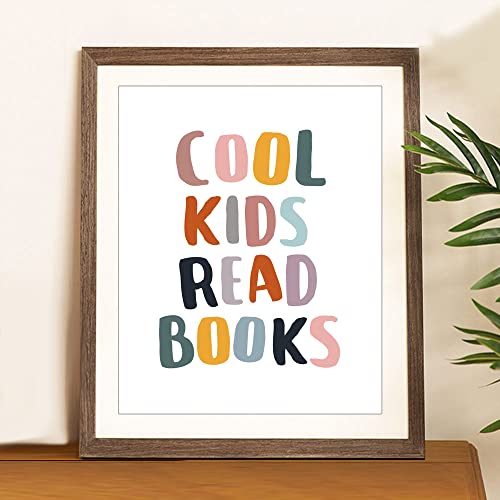 Amazon.com: Cool Kids Read Books, Classroom Wall Decor, Read Corner ...