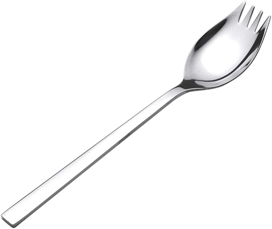 Amazon.com | Serlife 2 in 1 Spoons Forks 3 Packs Stainless Steel Silver ...