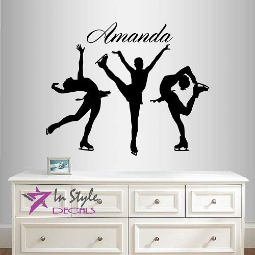 Funk'N Beauty with Figure Skating Wall Decals - Various Styles