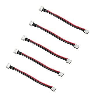 Boladge 5 pièces Câble d'extension Connecteur d'équilibrage 2S 3 Pins Adaptateur Lipo RC Mâle ...