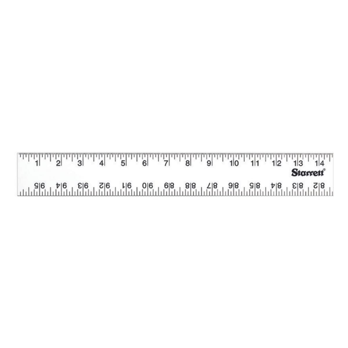 Starrett ASE-96 Anodized Aluminum Straight Edge Rule, 96" Length, 2 ...