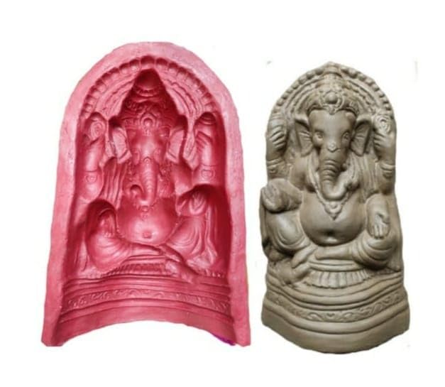Babul idol workshop B7 Ganesh Mold for Making Idol | 13 inch Hight ...