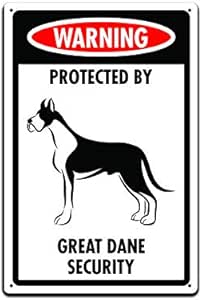 Amazon.com: Metal Tin Dog Signs For Home Wall Decor | Lightweight ...