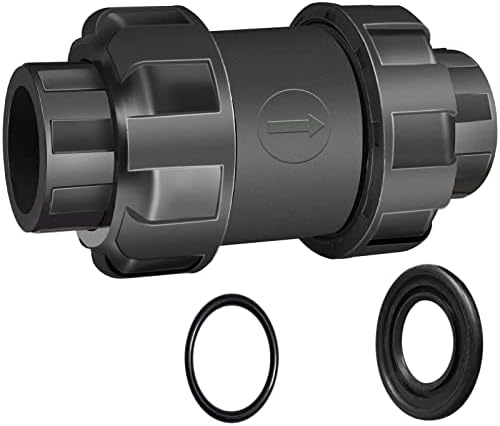 Homewerks VCKP40E5B PVC Schedule 40, 1-Inch in-Line Check Valve, x ...