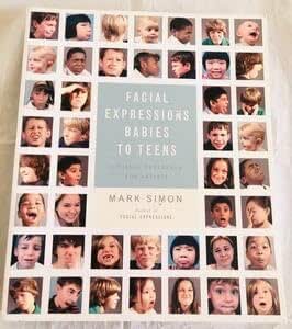Amazon.co.jp: 洋書Facial Expressions Babies to Teens Mark Simon 赤ちゃん 子ども ...
