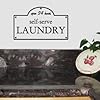 SELF SERVE LAUNDRY Wall Room Decal Sticker Home Funny | Color: Midnight ...