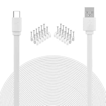 Amazon.com: SEEHOM USB to USB C Cable for Security Camera Type C ...