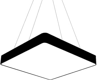 SHUANGZ Modern LED Ceiling Lights Suspension Light Square Solid Linear ...