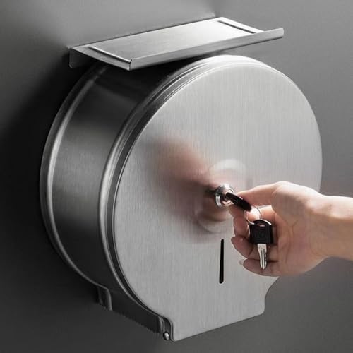 Amazon.com: Jumbo Toilet Paper Dispenser with Shelf, Commercial Toilet ...