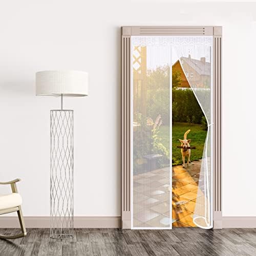 Magnetic Fly Screen Door, 100x240cm Self-Adhesive Insect Screen, Self ...