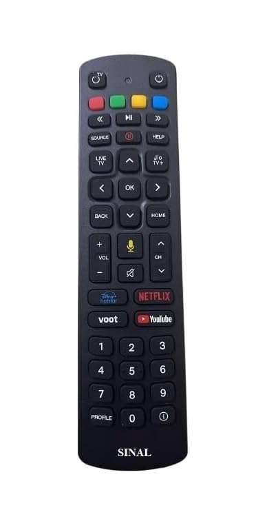 Buy Jio Fiber Set Top Box Remote with Voice Control Function (RMT58 ...