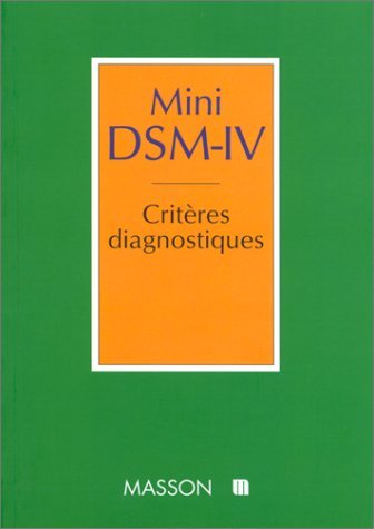 Mini DSM-IV (French Edition): Guelfi, Julien-Daniel, American ...