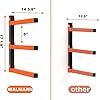 Amazon.com: WALMANN Lumber Storage Rack for Garage, Wall Mount Heavy ...