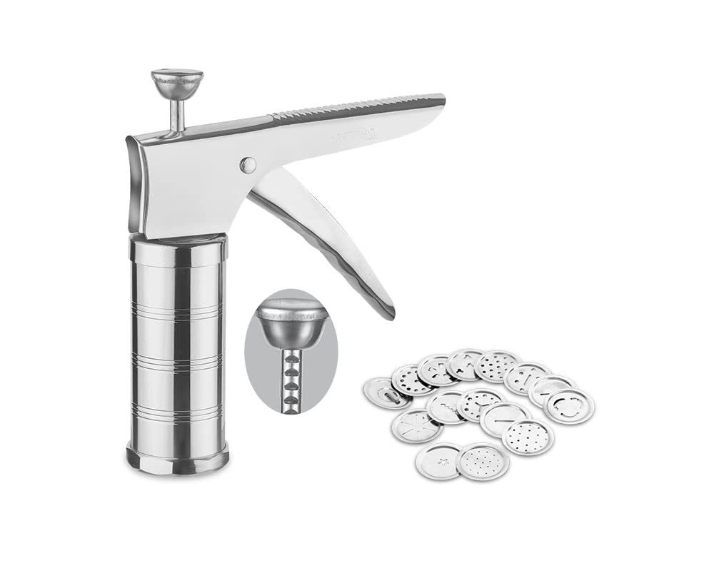 Girnes Deluxe Stainless Steel Kitchen Press With Grip And 15 ...