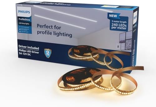 Buy PHILIPS 5-Meter LED Profile Light With Driver | Profile Shine 240 ...