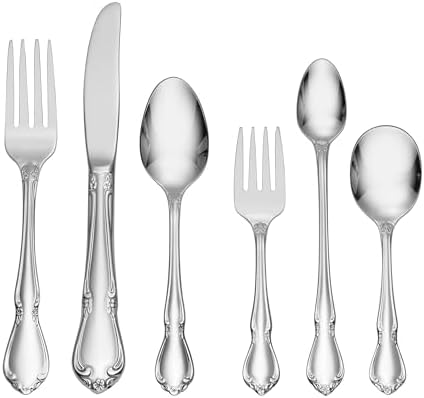 Oneida Baby/Child Chateau 6-Piece Progress Flatware Set, Silver