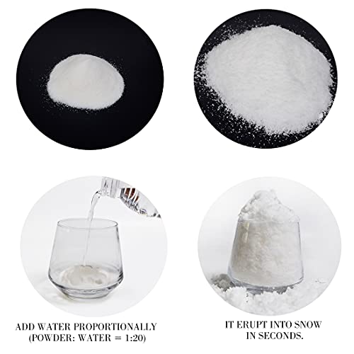 Snapklik.com : AINOLWAY Instant Snow Fake Snow Powder For Cloud Slime ...