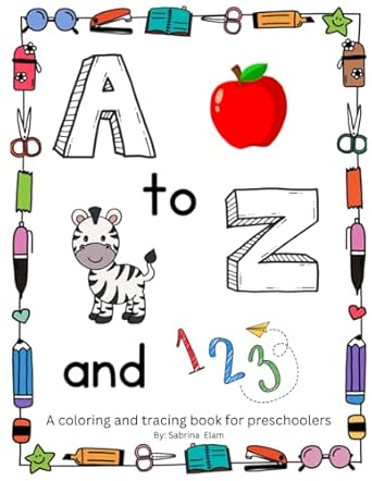 ABC 123 Coloring & Tracing Fun Book for Kids Ages 2-5 years: A Fun ...