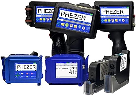 Amazon.com: Phezer Handheld Inkjet Printer for Any Surface, Portable ...