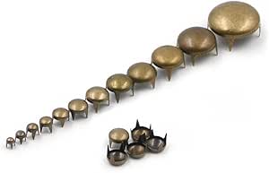 Amazon.com: 100PCS 4 Claw Round Dome Rivets Spike Studs Spots Nailhead ...