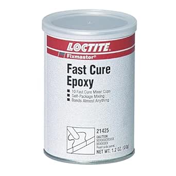 Amazon.com: Loctite 21425 Grey Fixmaster - Vasos mezcladores de epoxi de curado rápido, 0.14 ...