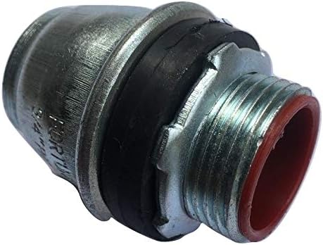 Push In Quick Lock Steel Connectors for EMT Conduit (Insulated, 1 in ...