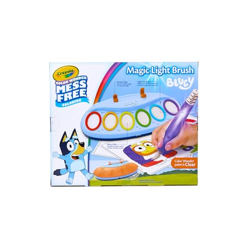 Snapklik.com : Bluey Color Wonder Magic Light Brush, Mess Free Painting ...