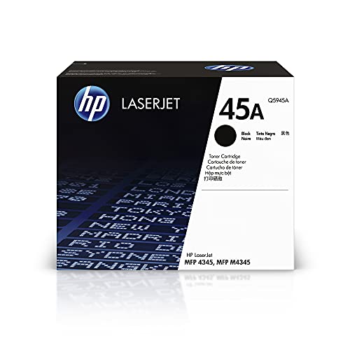 HP Original 45A Black Toner Cartridge | Works with LaserJet 4345 MFP ...